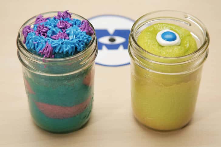 Favorite Scream Team: Mike & Sulley’s Cake Jars Recipe