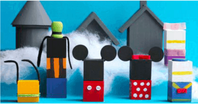 A Magical DIY Disney Winter Village