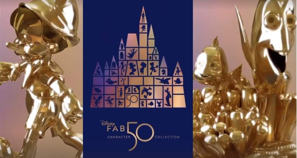 Three More Characters Added to Disney's Fab 50 Sculptures