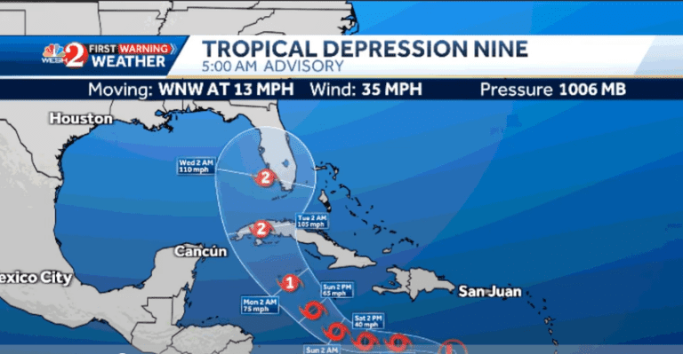 Severe Weather Could Impact Disney World as Tropical Depression Moves ...