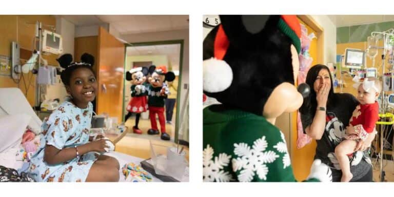 VIDEO: Disney Characters Spread Holiday Magic at Children's Hospitals ...