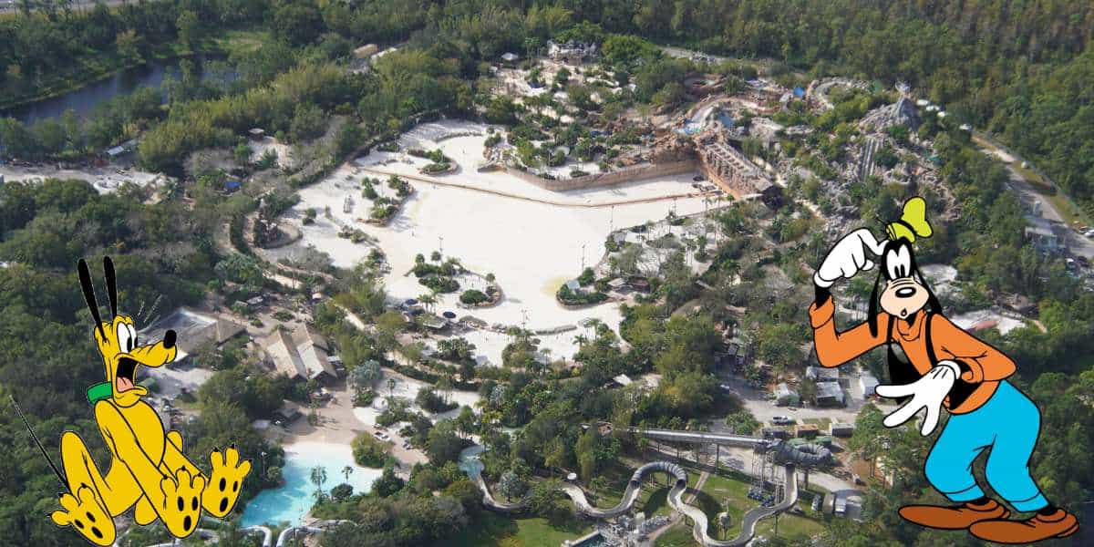 Aerial Photos Reveal Current State of Closed Disney Park