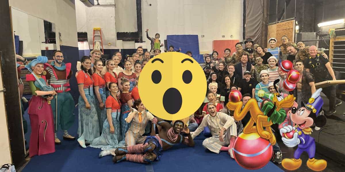 Cirque du Soleil Receives Visit From Special Disney Guest in Honor of ...