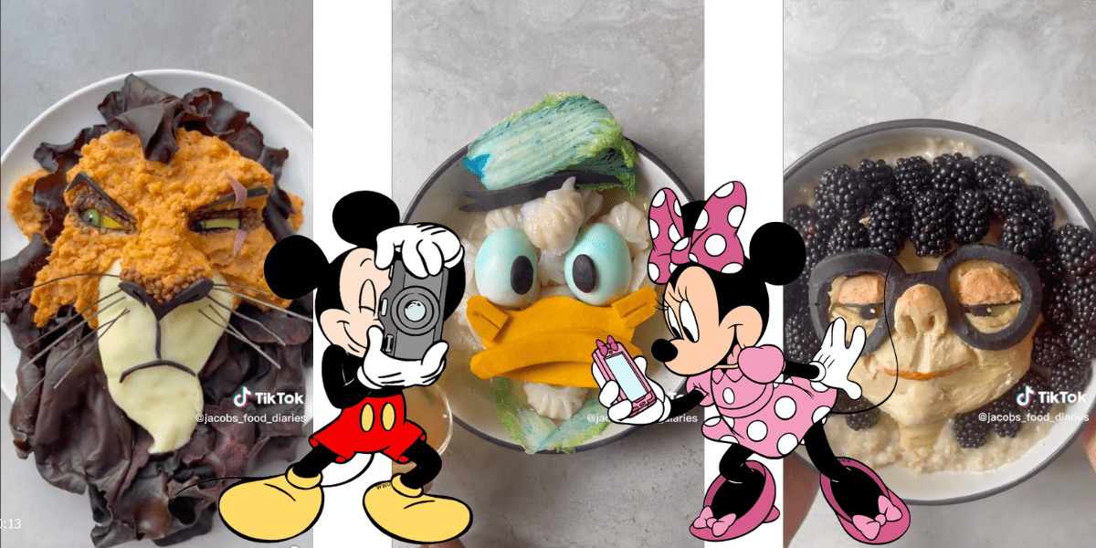 VIDEOS: This Artist Makes Stunningly Accurate Disney Portraits Out of Food!