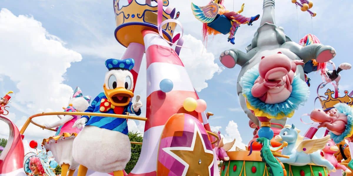 Disney Parade Reduced to Just Three Costumed Characters
